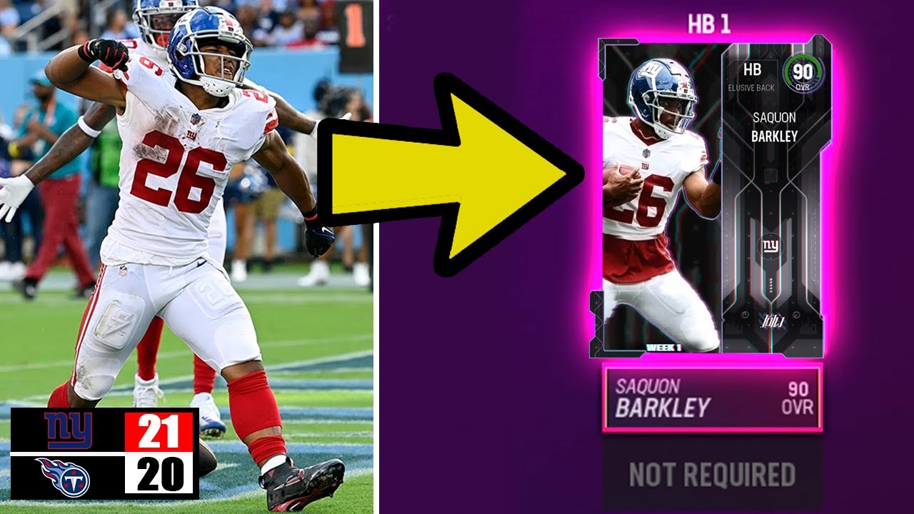 NFL Week 1 Winners Built My Team! - YouTube