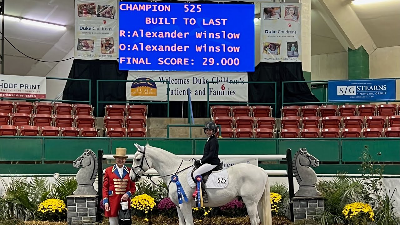 Jump Off for Win and Champ in Low Child/Adult at 2022 Jump for The ...