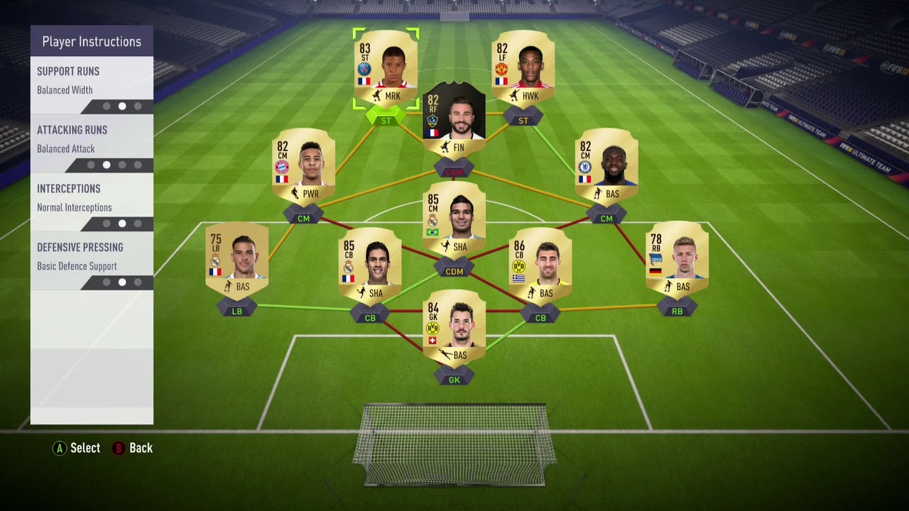 FIFA 18 ULTIMATE TEAM | 200K HYBRID SQUAD BUILDER - YouTube