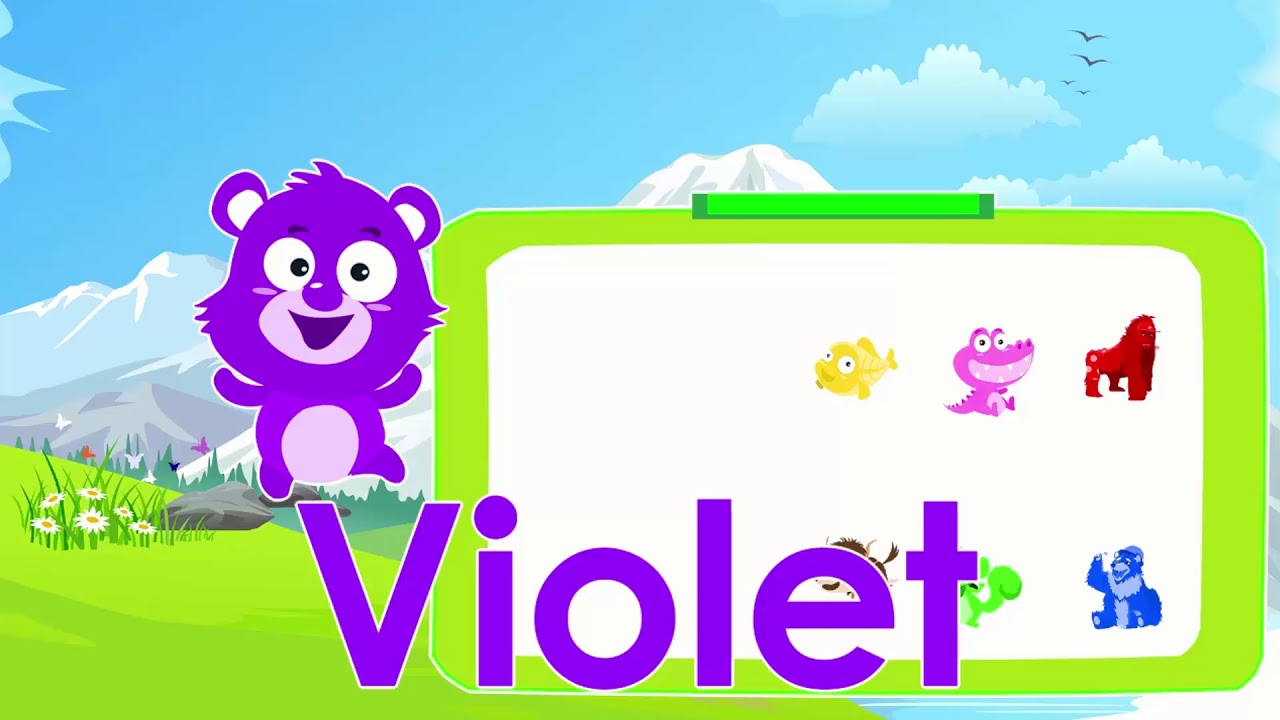 Learning colors with animals for toddlers - YouTube