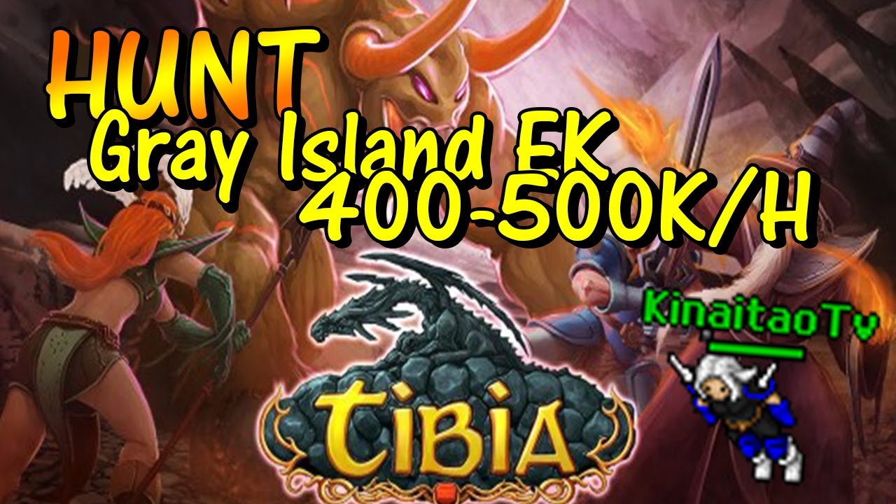 Tibia | Cave Gray Island EK 80-90 400k+/h - YouTube