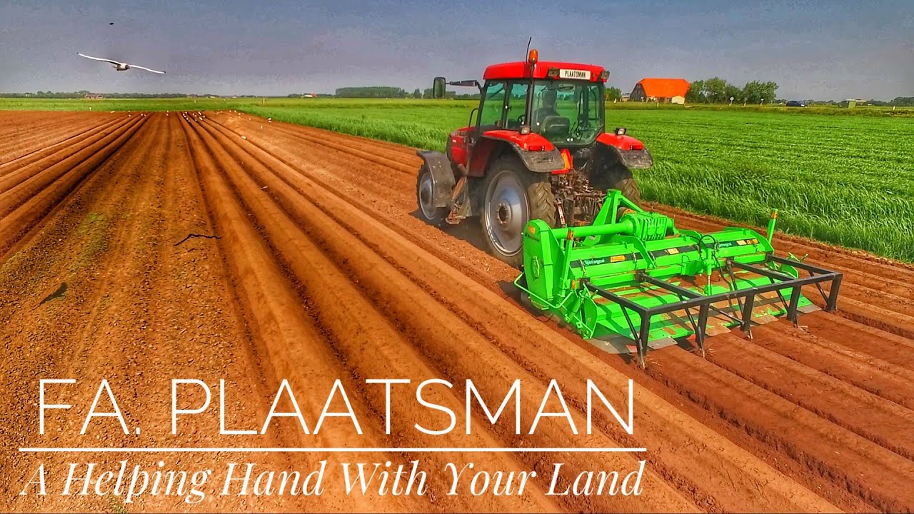 Ridging of Potatoes | Texel 2018 - YouTube