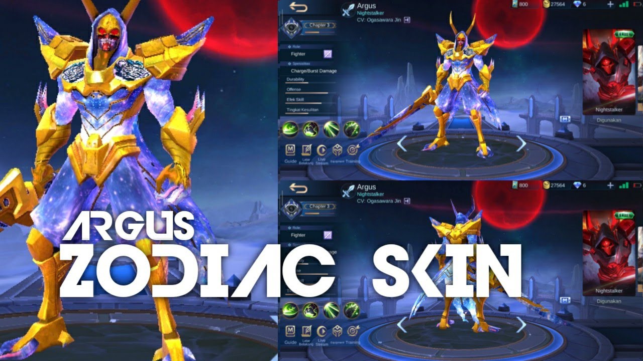 TERBARU 2020: ARGUS ZODIAC SKIN skin argus custom zodiac - YouTube