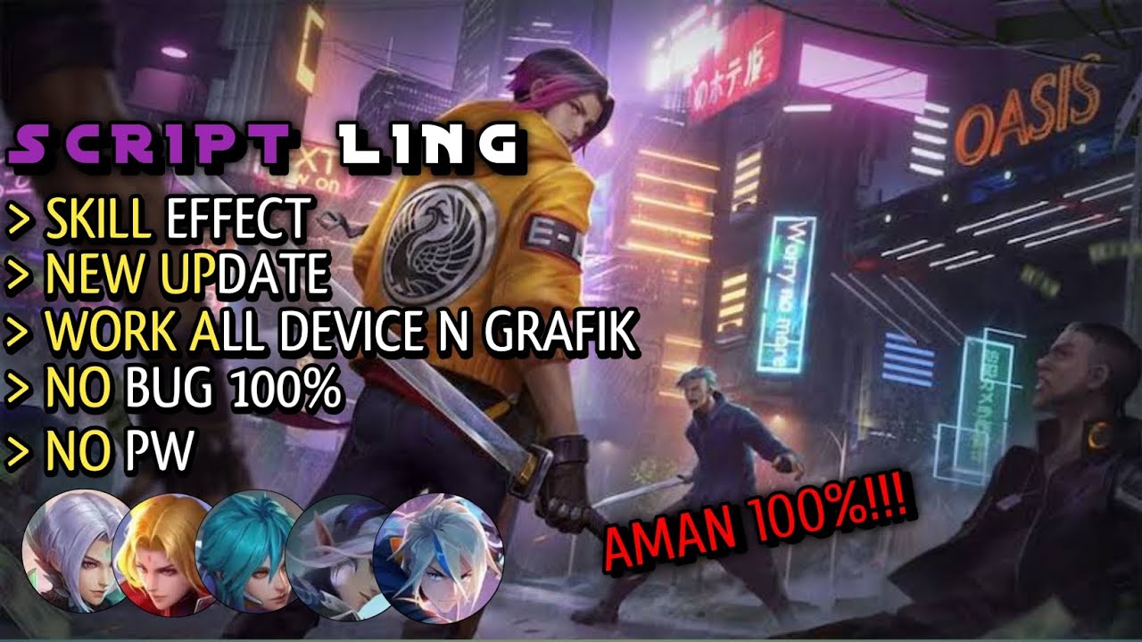 SCRIPT LING STARLIGHT NEW UPDATE! | LING MOBILE LEGEND BANG BANG - YouTube