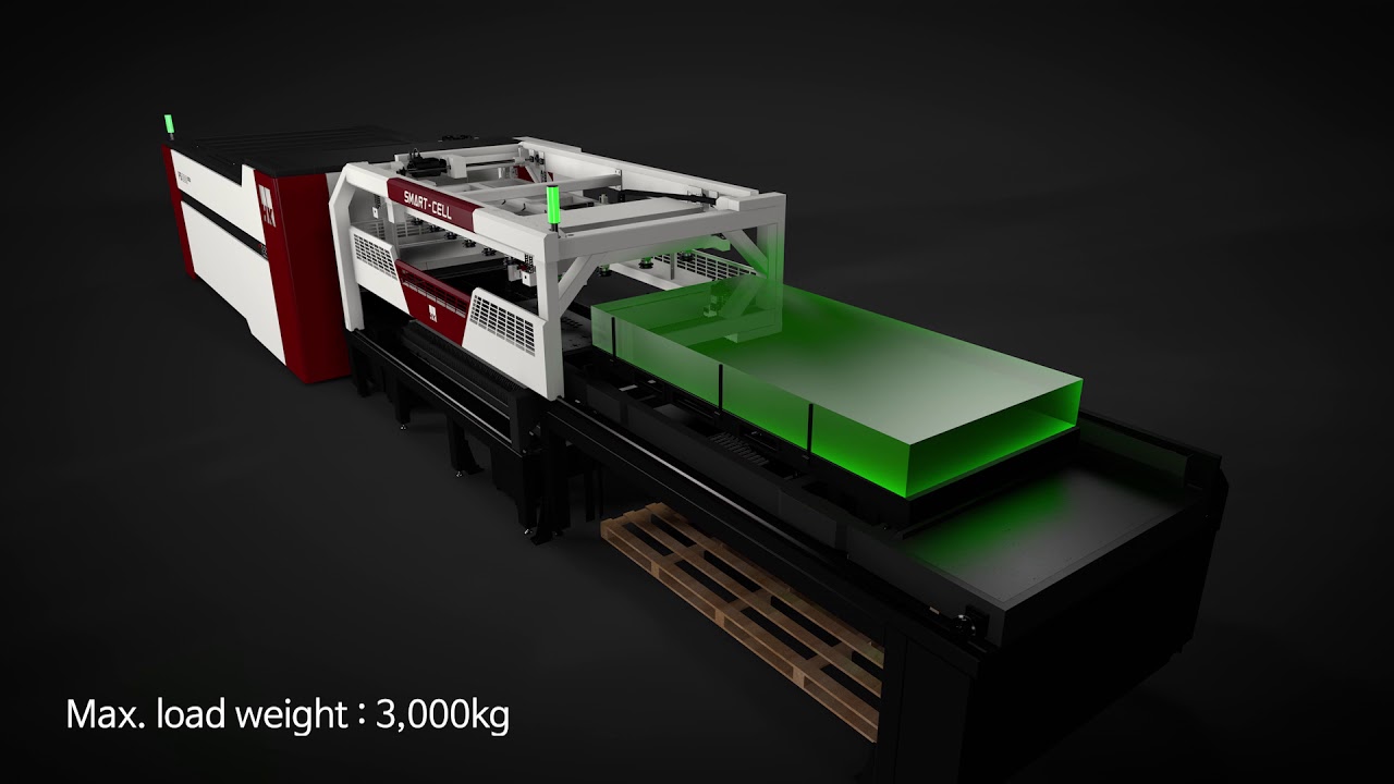 HK Laser Smart-Cell Automation System - YouTube