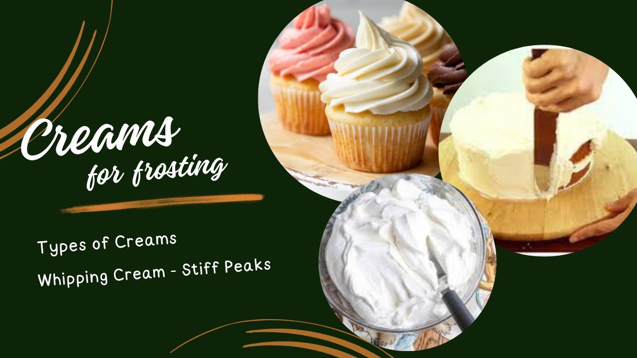 Free Online Baking Class | Day-6 | Types of creams, Details about ...