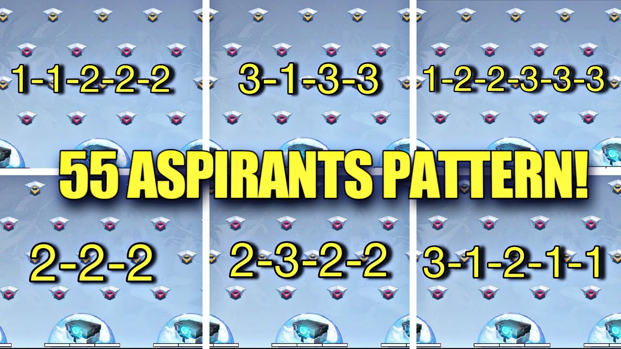 55 Aspirants Bingo Patterns Mobile Legends Aspirants Skin Youtube