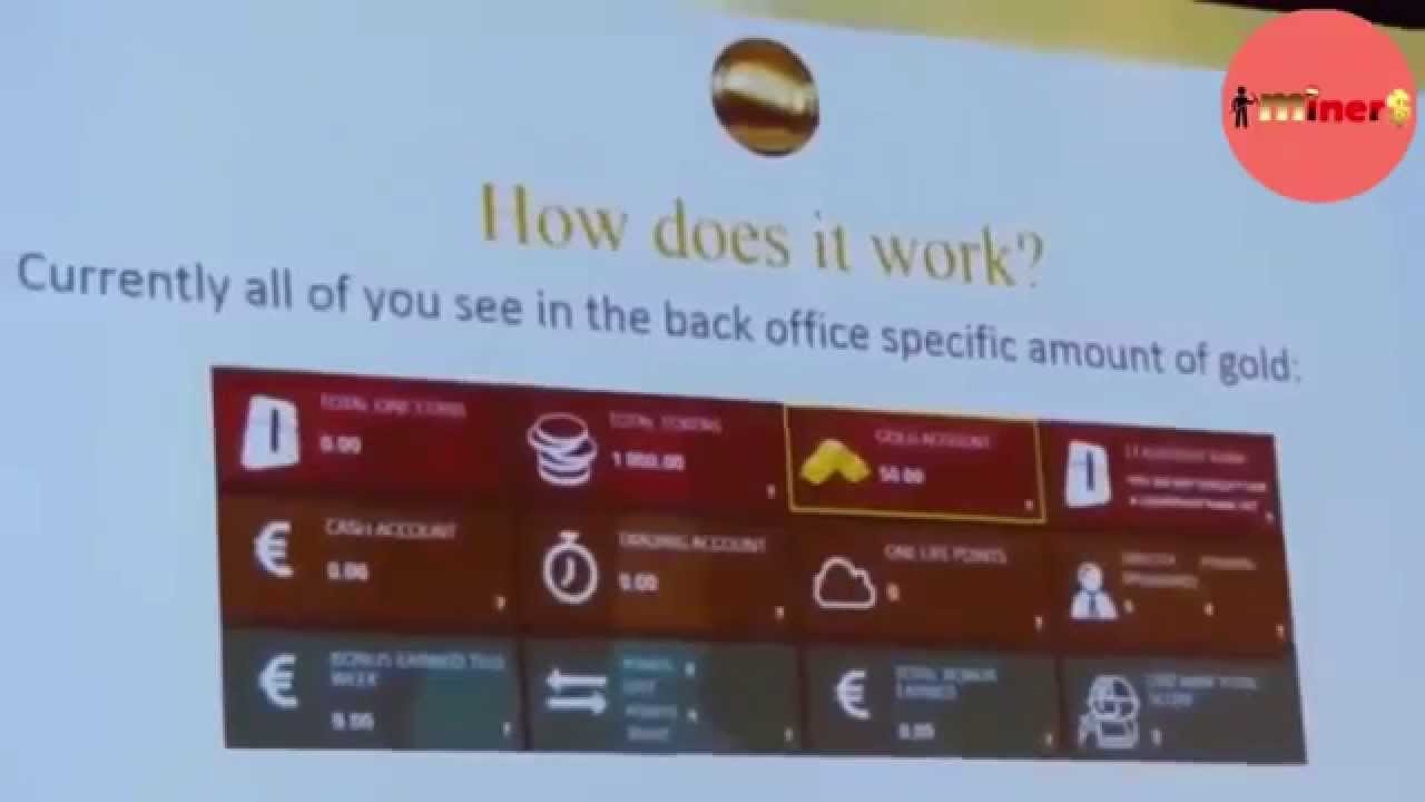 One Coin Презентация Aurum Gold Coin русский перевод - YouTube