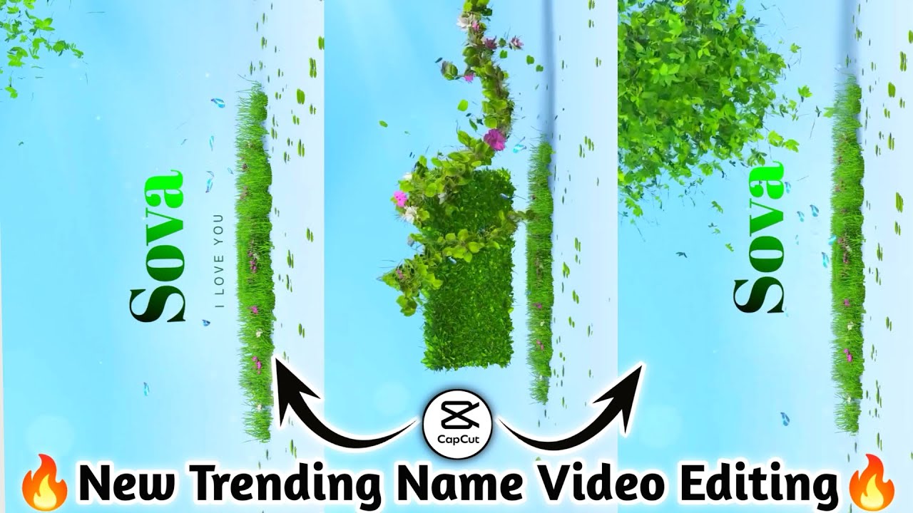 Trending Leaves Name Photo Editing|Name Art Video Editing|Name Video ...