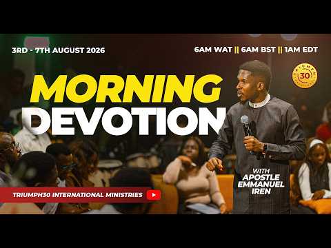 MORNING DEVOTION WITH APOSTLE EMMANUEL IREN | GENESIS 3 COMMENTARY | 5TH AUGUST 2026
