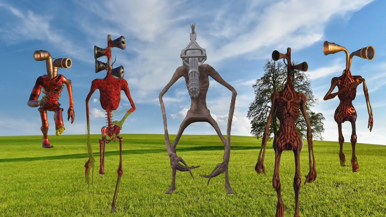 Team Siren Head Vs Siren Head level up boss 1 - YouTube