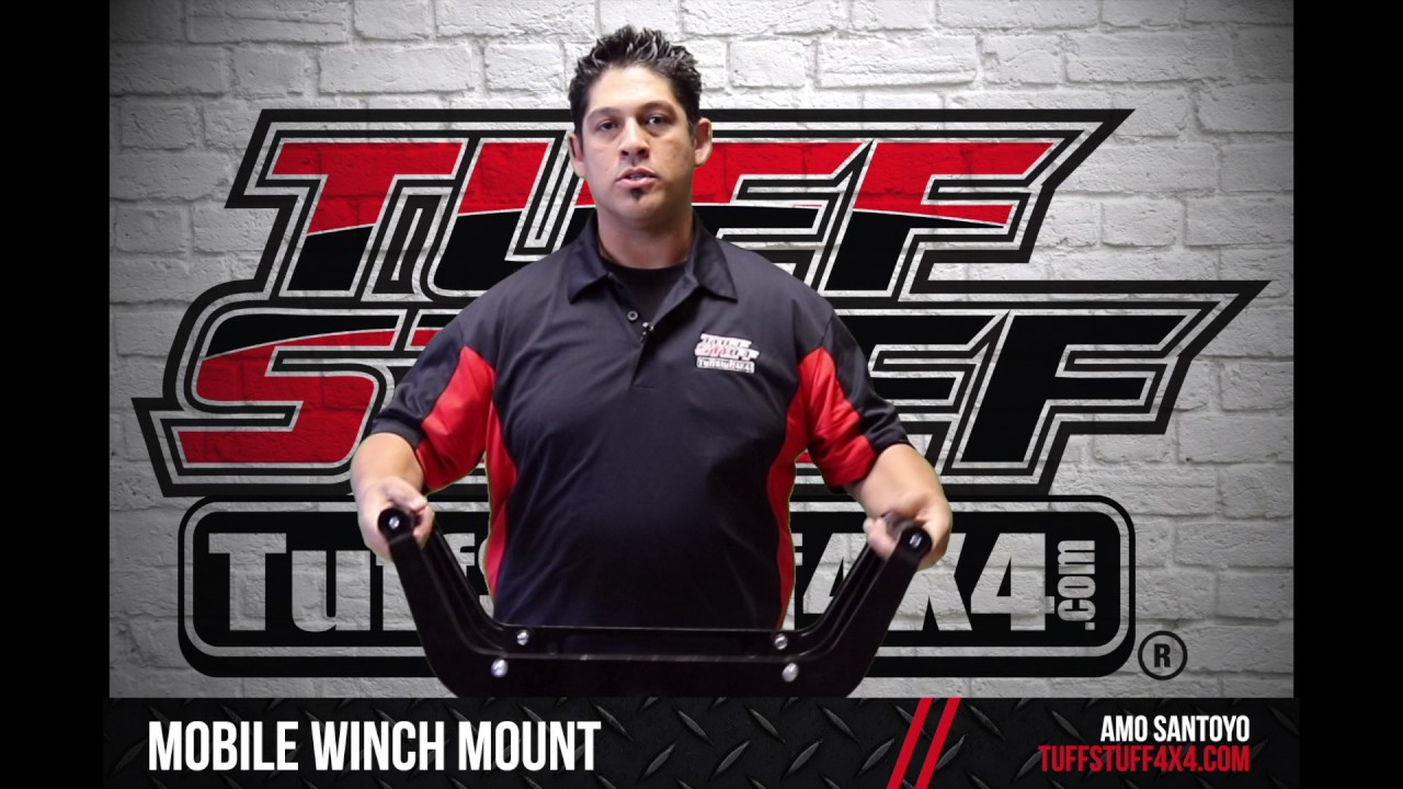 Tuff Stuff Mobile Receiver Hitch Winch Mount - YouTube