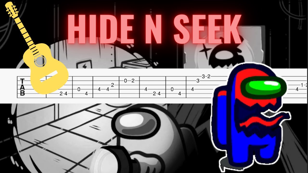 Among Us - Hide N Seek I Easy Guitar Tab/Tutorial - YouTube