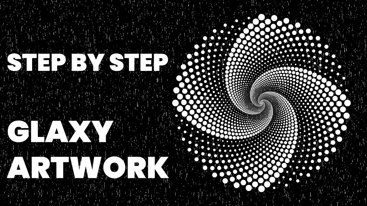Create Galaxy artwork in Adobe Illustrator | Step by Step Tutorial ...