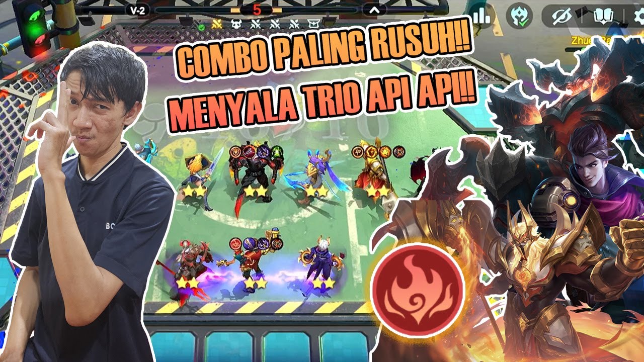 Combo Api Api!! Trio Maut Yang Membakar Lawan!! - YouTube