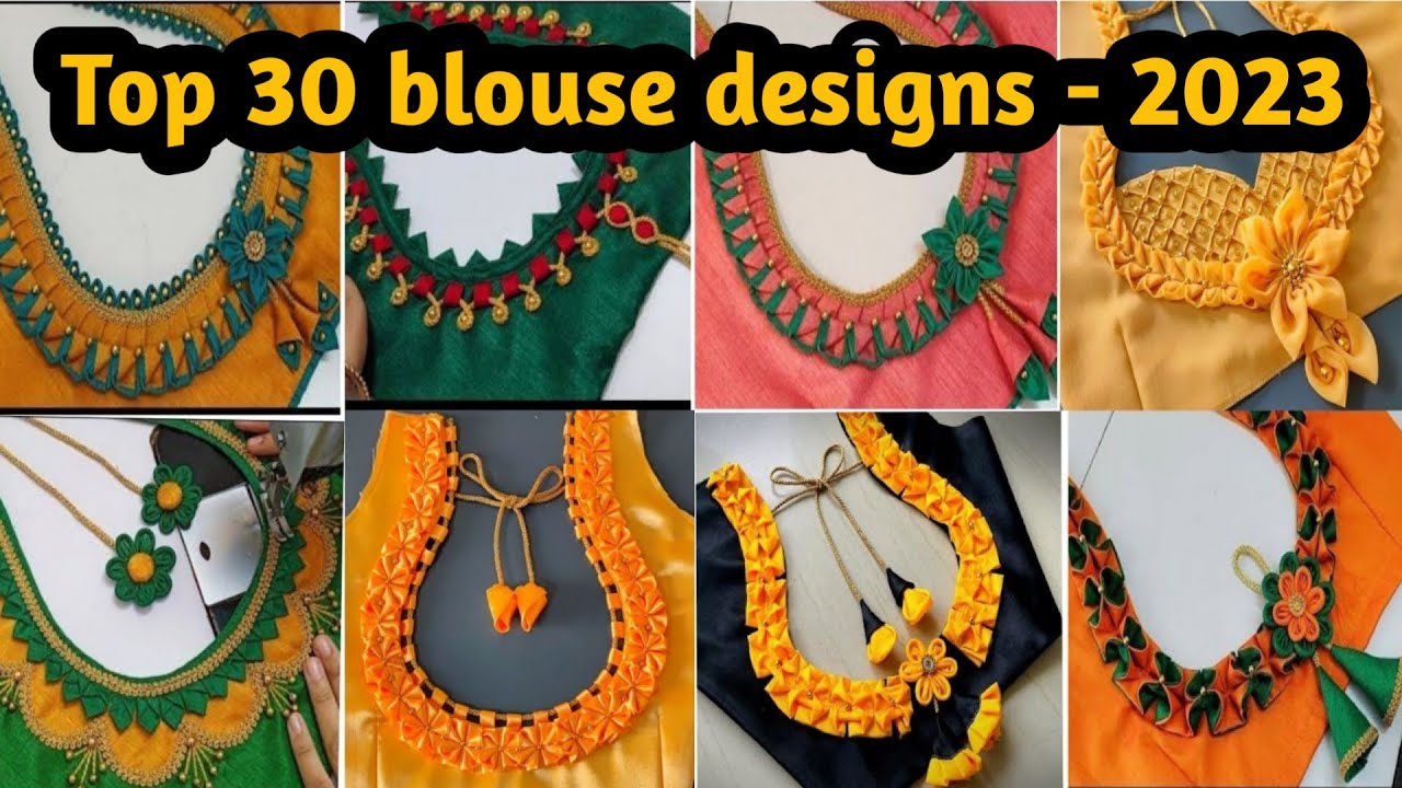 Top 30 blouse designs | blouse back designs 2023 | @ApexTailors - YouTube