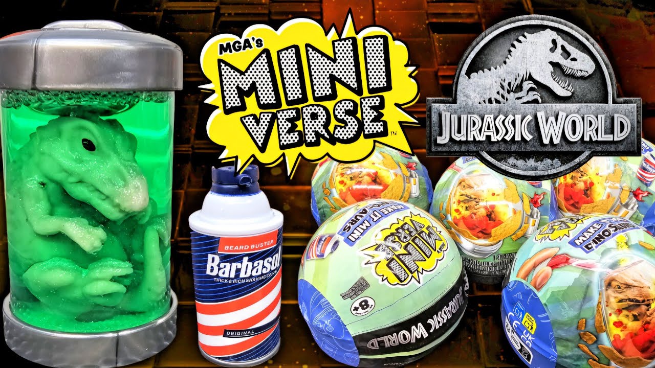 BRAND NEW MGA's Miniverse Jurassic World figures unboxing & Review ...