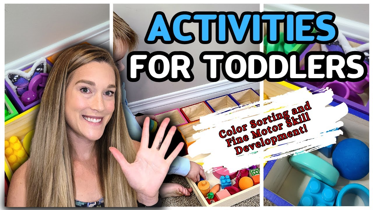 TODDLER LEARNING ACTIVITIES: FUN DIY Color Sorting Activities ...