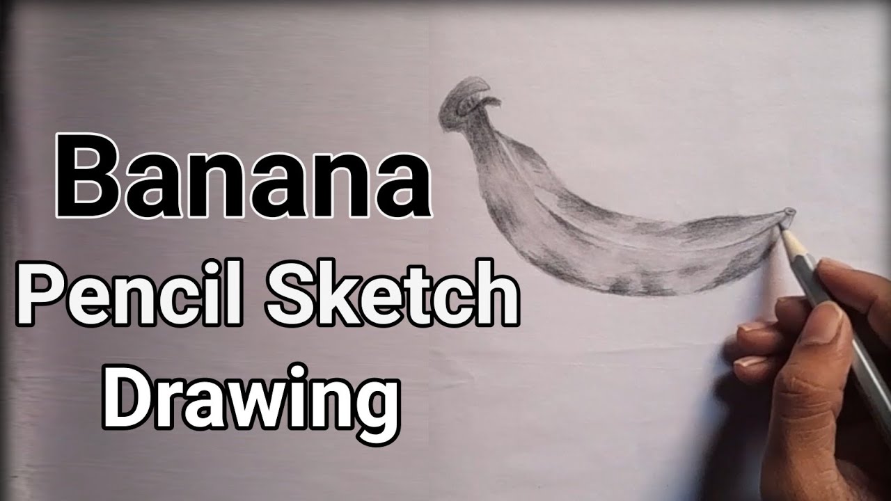 How to draw banana step by step || How to draw a banana || Shivani Arya ...