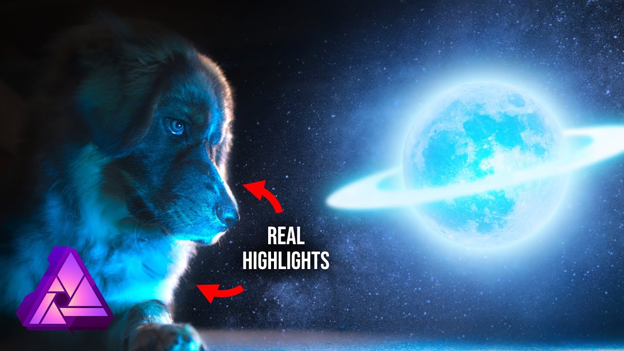 The MOST REALISTIC GLOW EFFECT - Affinity Photo Tutorial - YouTube