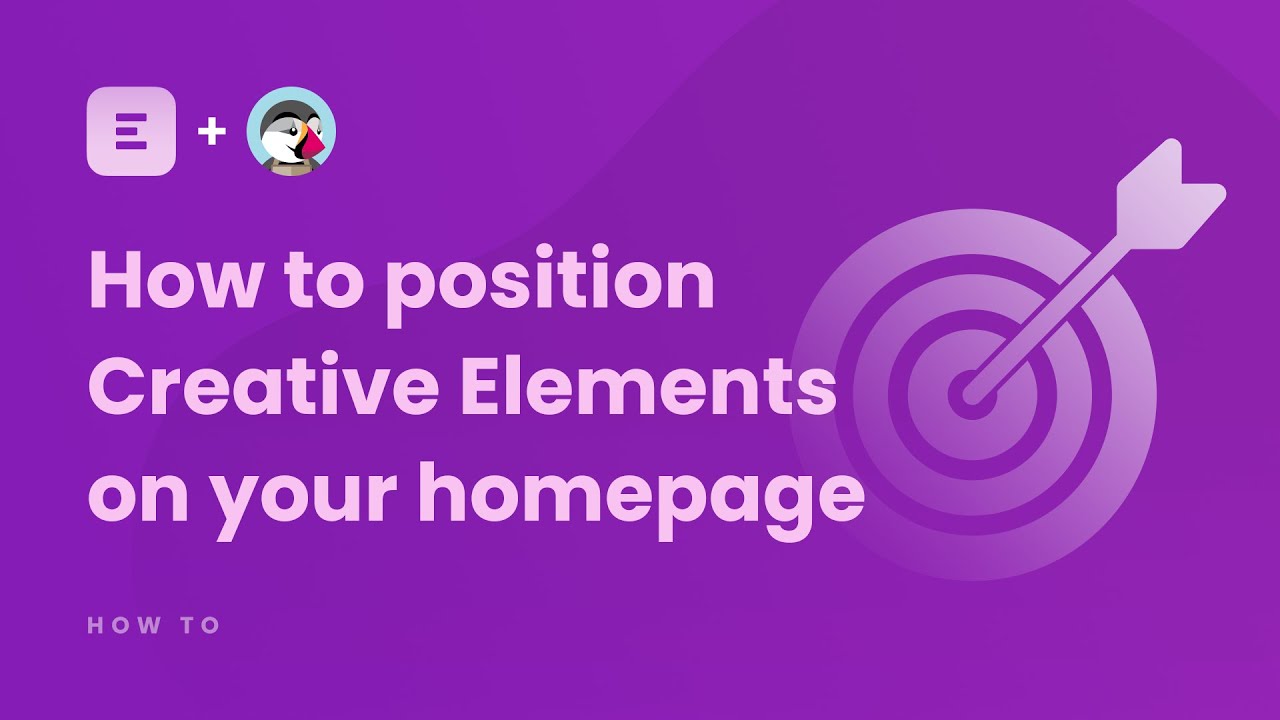 How To Position Creative Elements On Your Homepage Youtube
