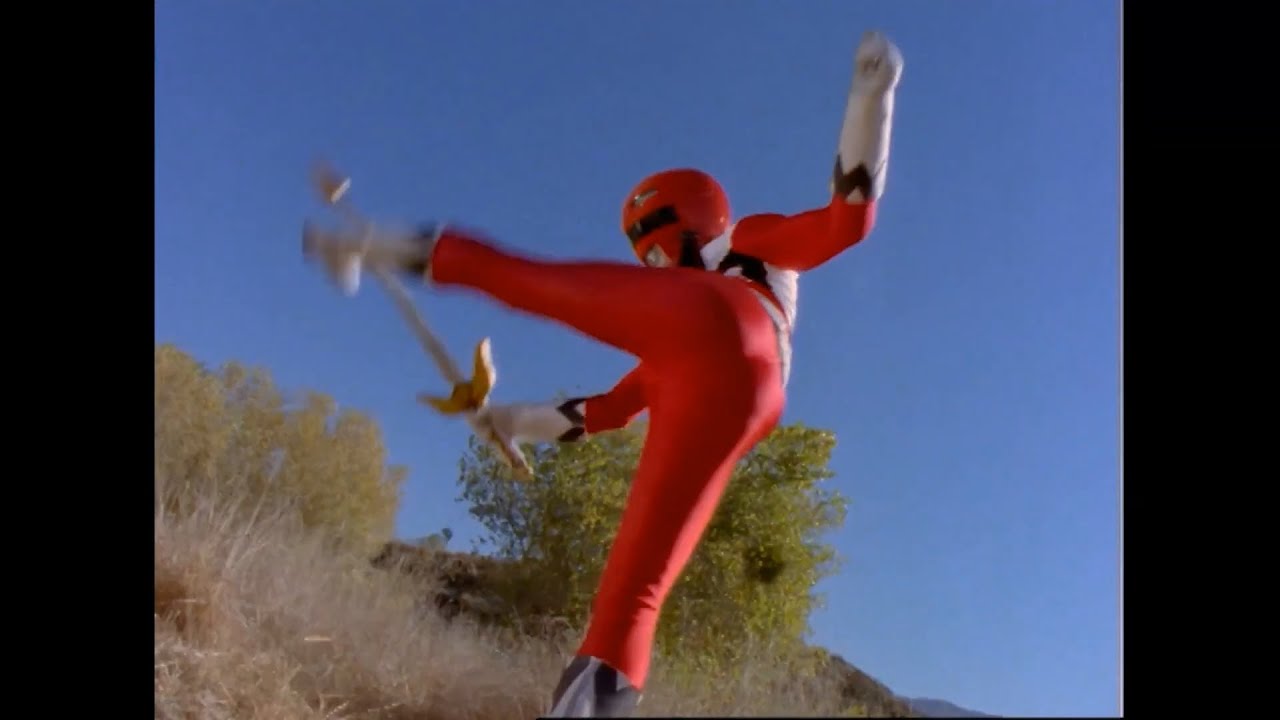 best scenes muscular red ranger, sentai gingaman, power rangers lost ...