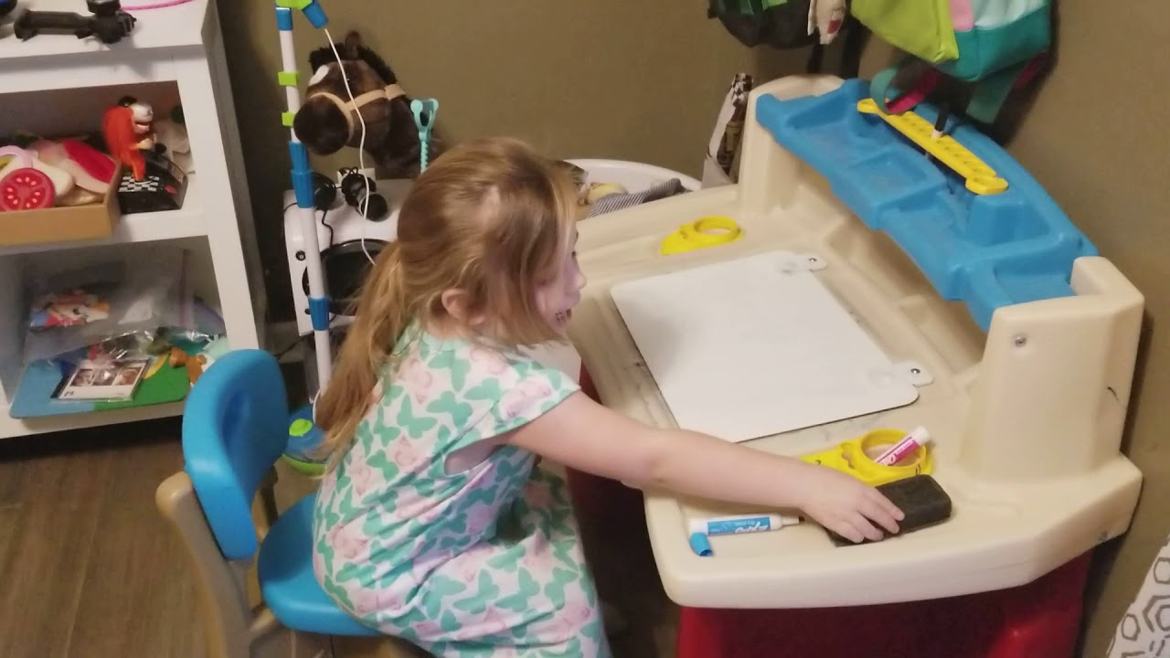 Leah writing numbers - Feb 2018 - YouTube