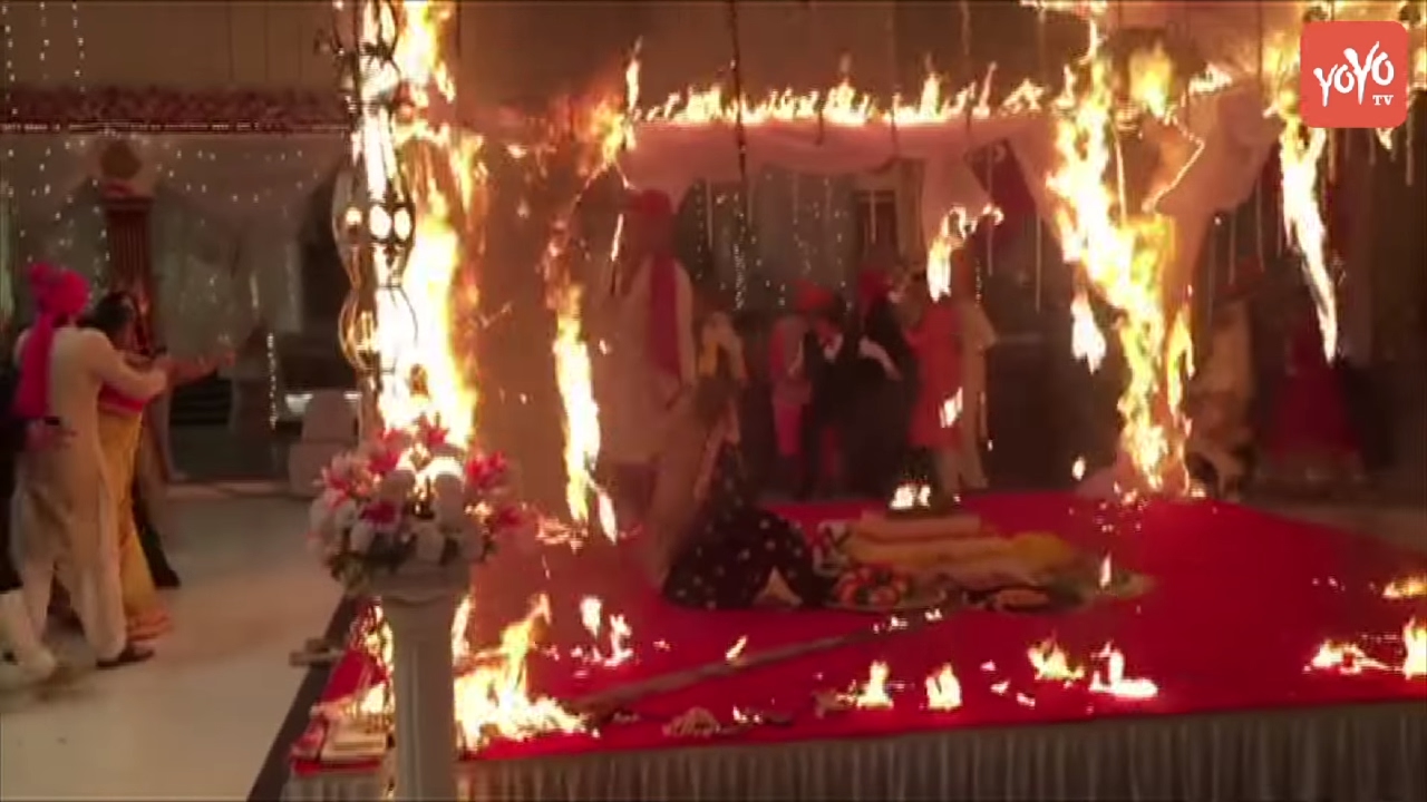 Kushal SAVES Jennifer Winget from FIRE on #BEYHADH Sets | YOYO TV ...