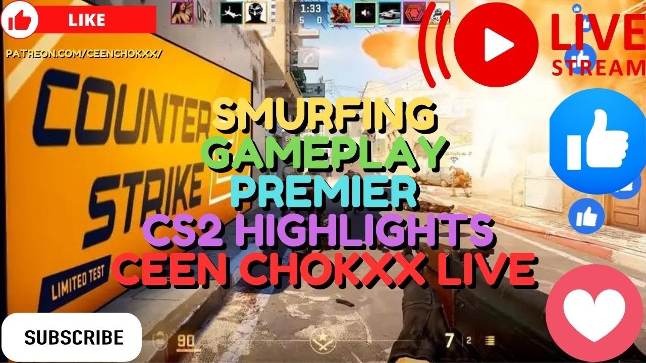 Smurfing 10K Elo CS2 Live Streaming Premier Gameplay Ceen Chokxx Live Yt Live #cs2live #elo # ...