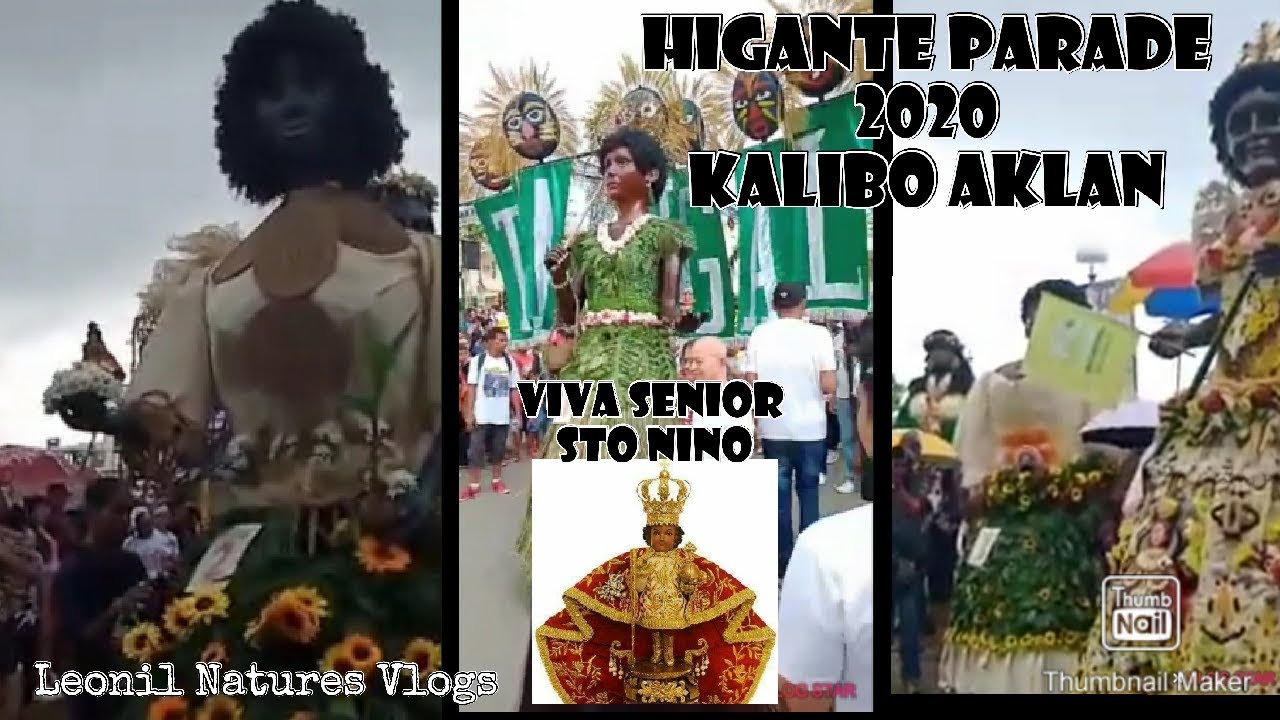 Higante PARADE 2020 Kalibo Aklan/Ati Atihan Sa Sabado Abangan.... - YouTube