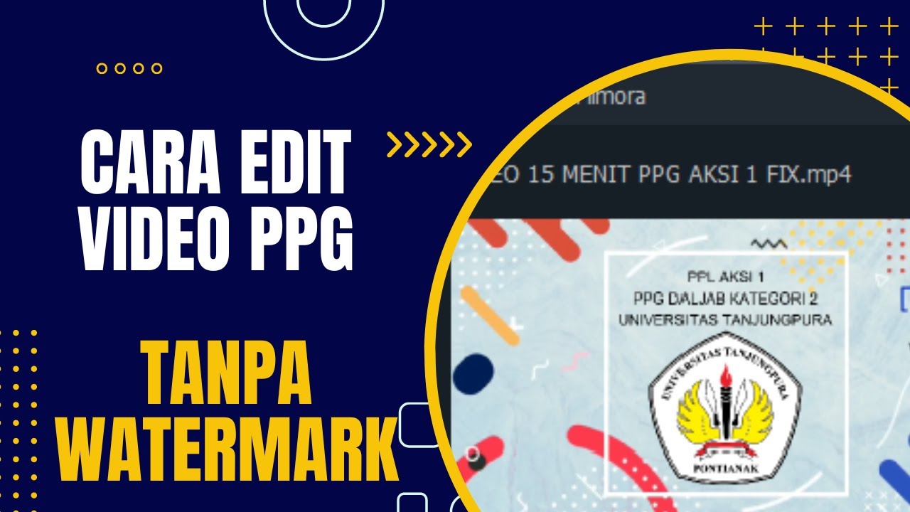 Tutorial Edit Video PPG Tanpa Watermark - YouTube