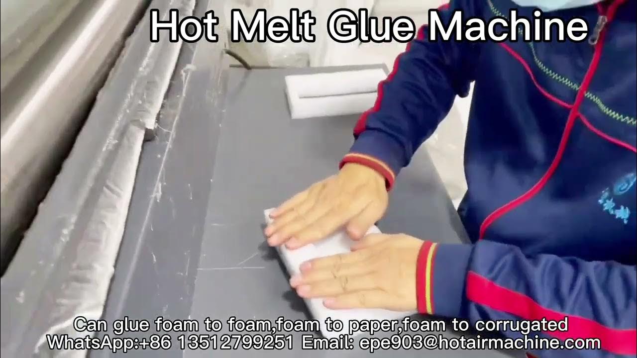 Hot Melt Glue Machine EPE Foam Gluer How To Glue Foam To Foam YouTube hot-melt-glue-machine-epe-foam-gluer-how-to-glue-foam-to-foam-youtube