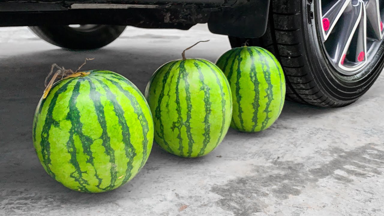 Crushing Experiments! Car vs Crunchy & Soft Things! Experiment Car vs ...