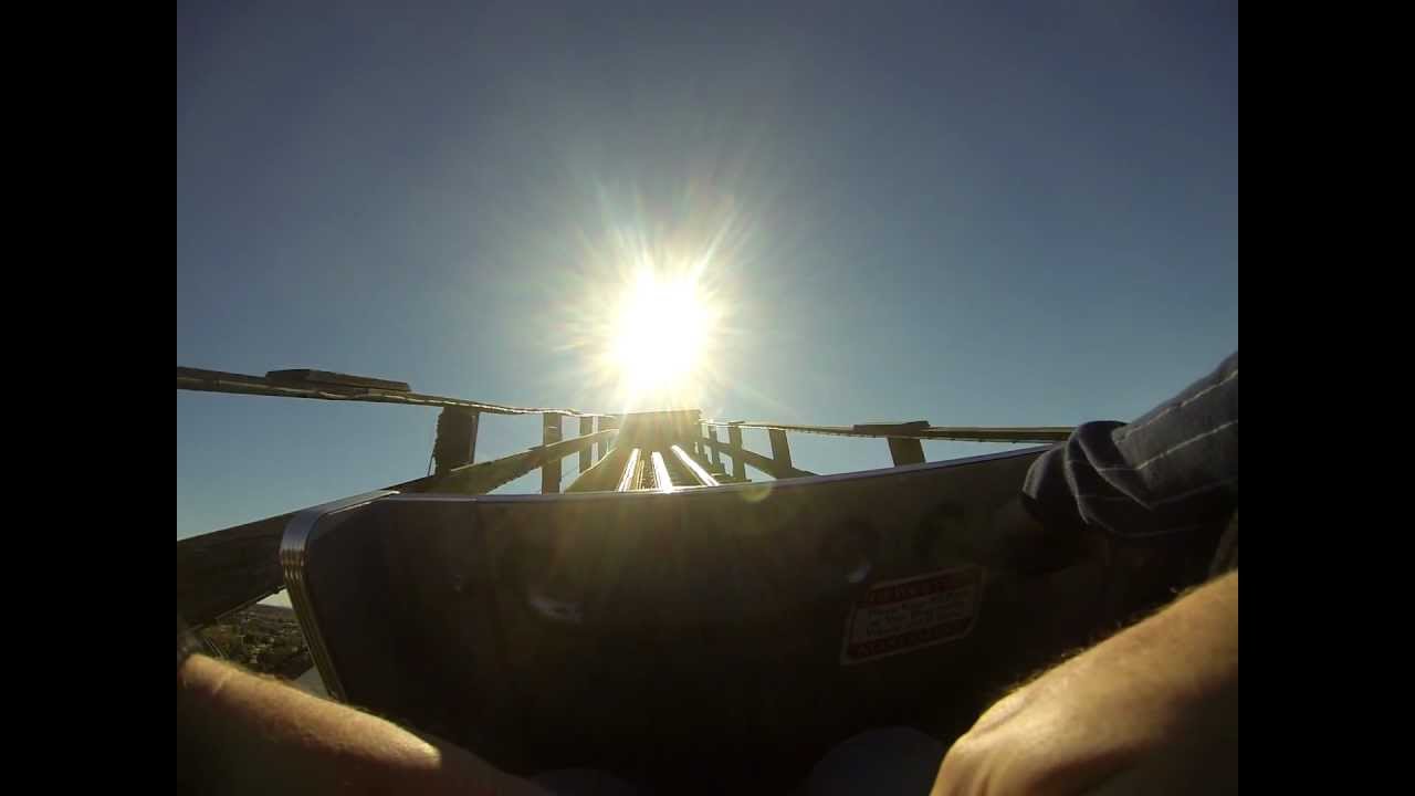 Ghost Rider Roller Coaster - YouTube