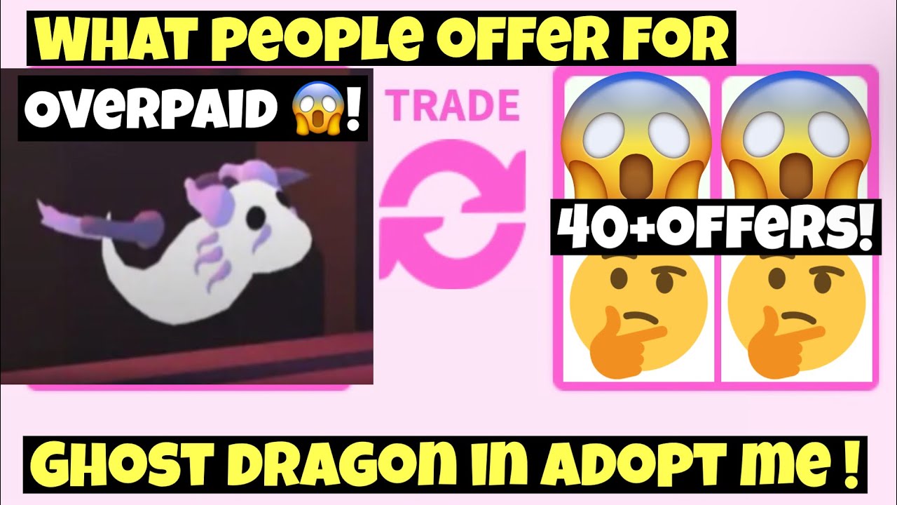 👀TRADING GHOST DRAGON IN ADOPT ME ( 2021 HALLOWEEN PET ) - YouTube