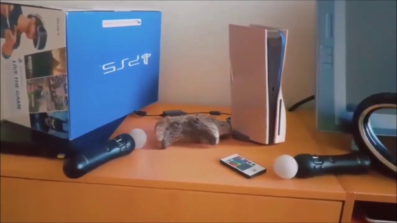 Real Playstation 5 set footage - YouTube