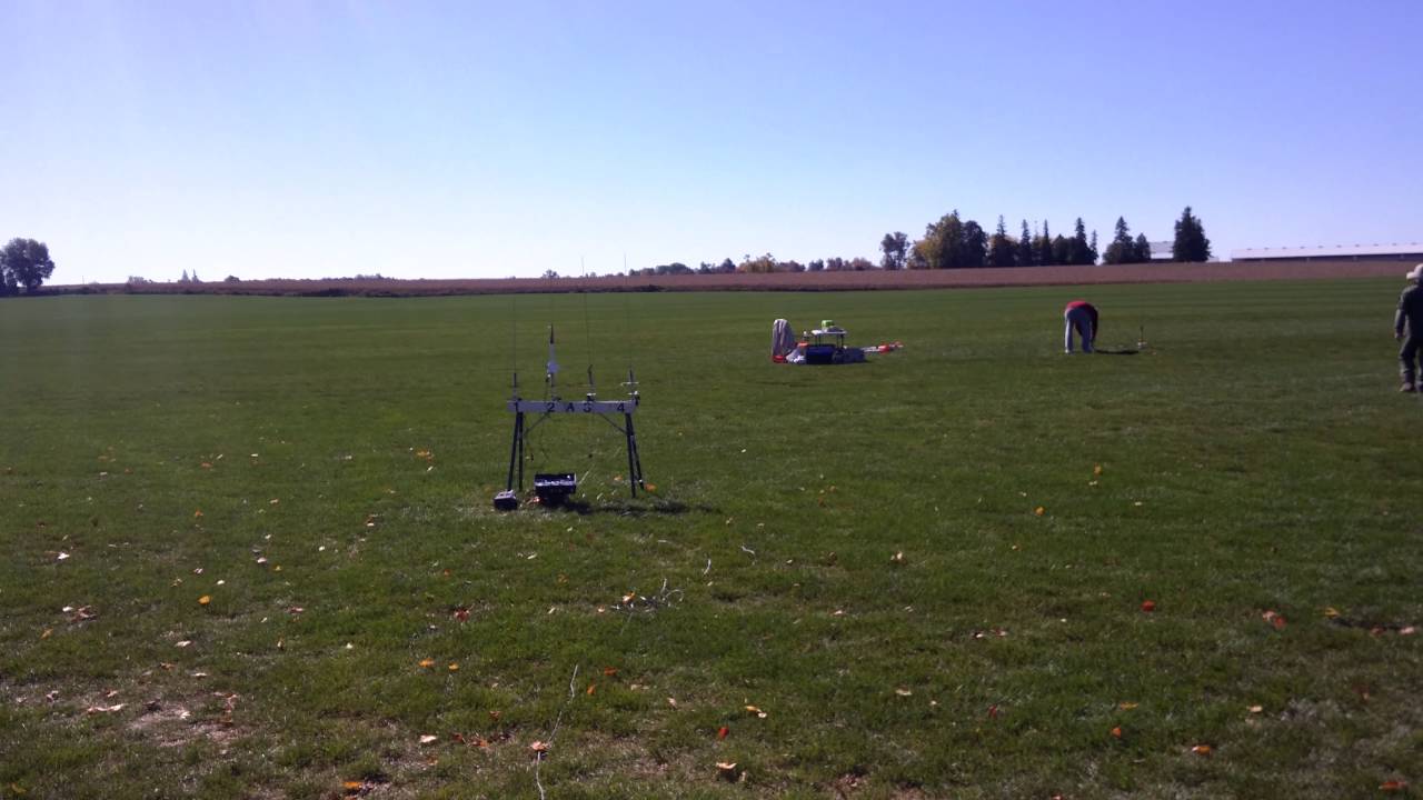 Estes Crossfire ISX launched on an A8-3 - YouTube