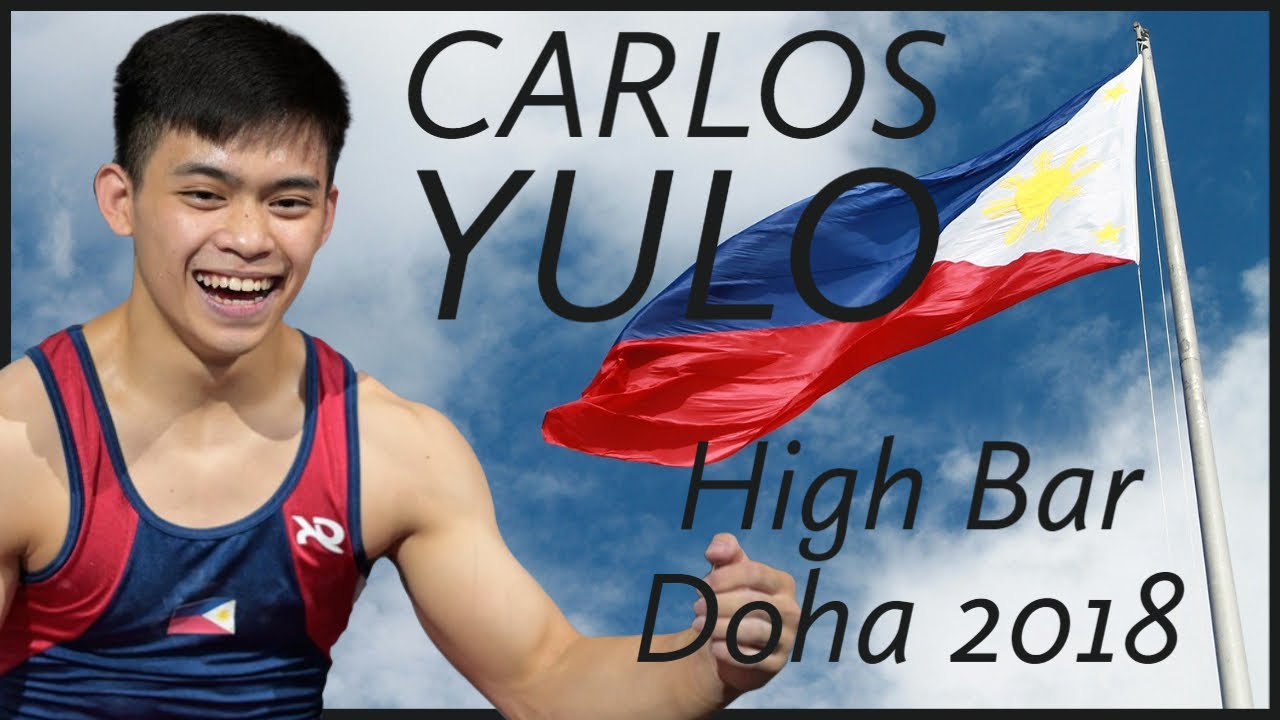 Carlos Yulo High Bar Men's All Around Final l Doha 2018 - YouTube