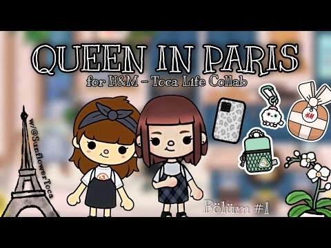 QUEEN IN THE PARIS 🤍✨ ~BÖLÜM 1~ Toca Life World Türkçe / Toca Life Queen / Toca Boca Series
