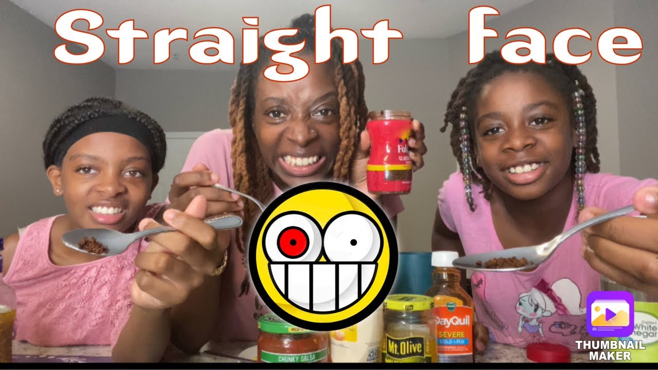 Straight face challenge 🤢🥴 - YouTube