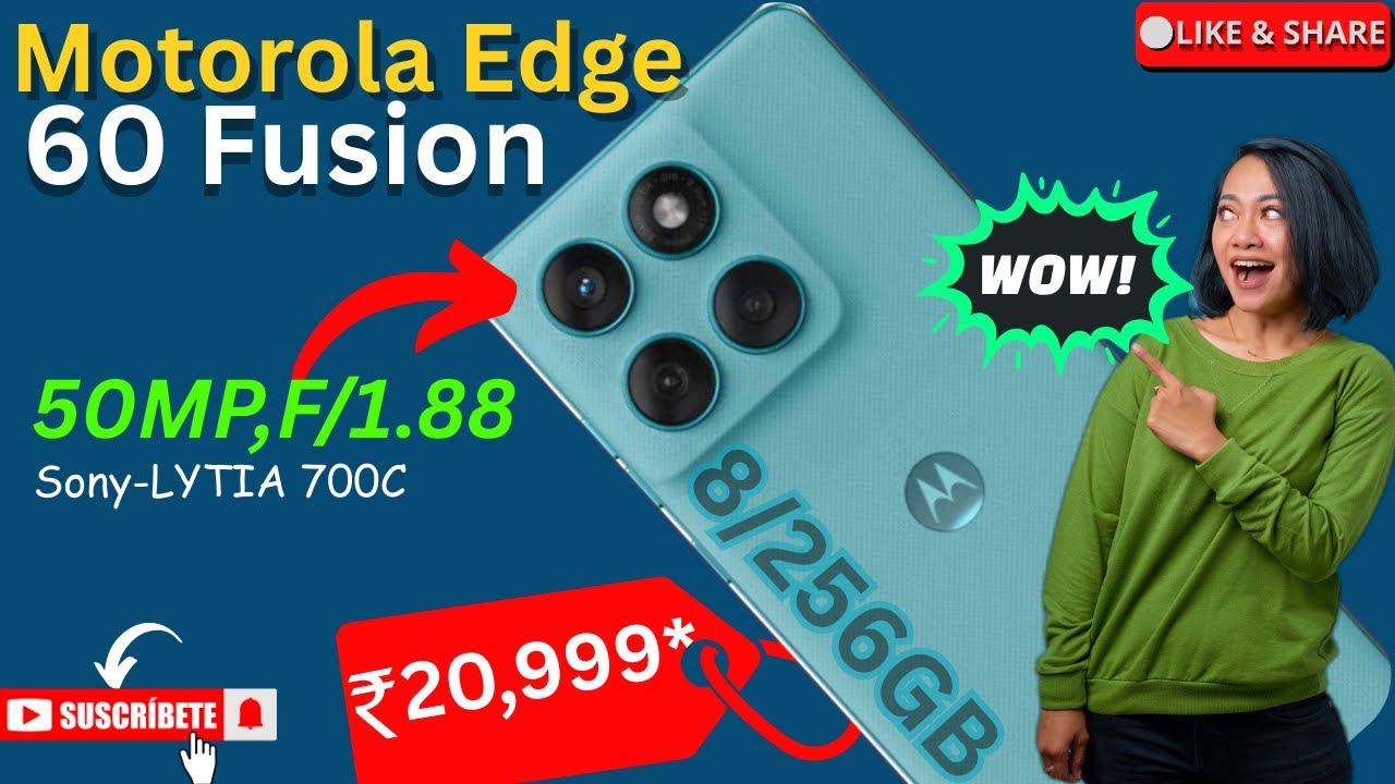 Moto Edge 60 Fusion⚡Moto Edge 60 Fusion Specifications⚡Dimensity 7400 ...