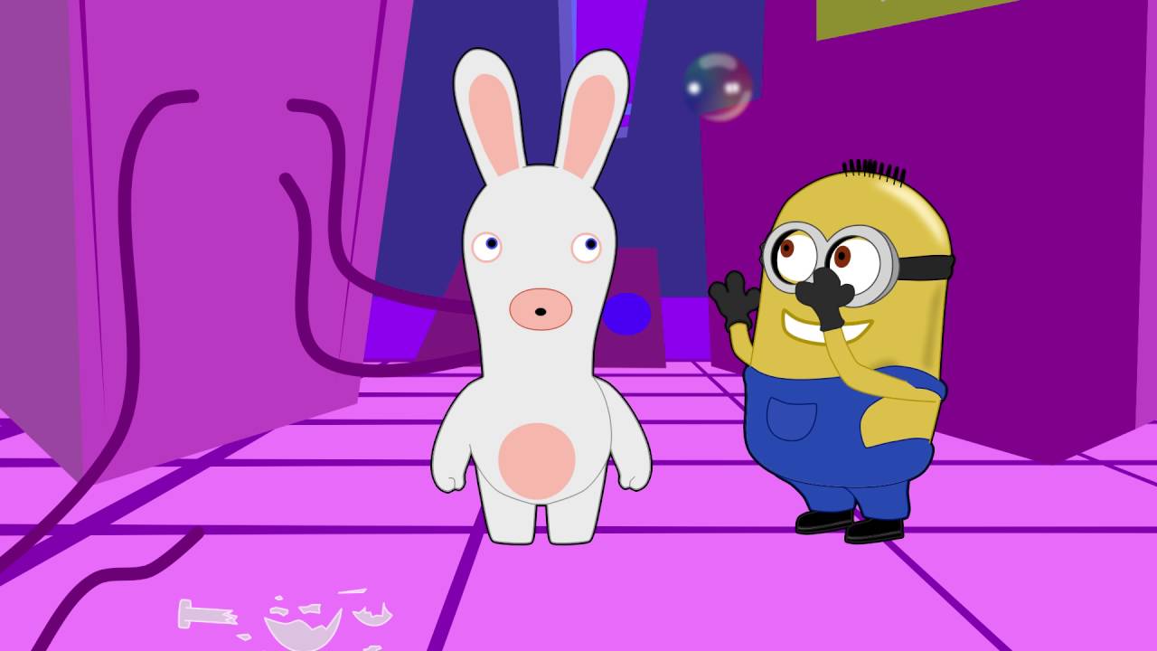 Minion & Rabbid in the Dexter's laboratory - YouTube