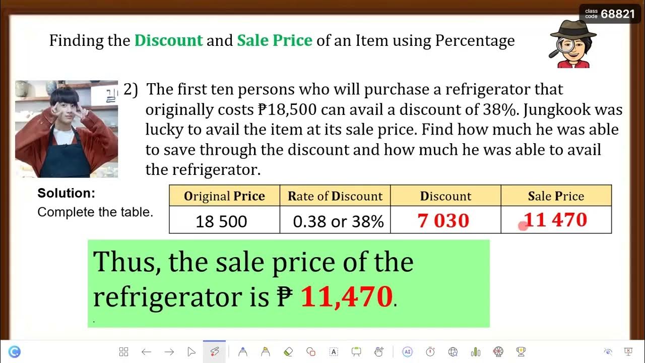 MATATAG GRADE 7 MATHEMATICS 👉Solve Money Problems Involving Percentages ...