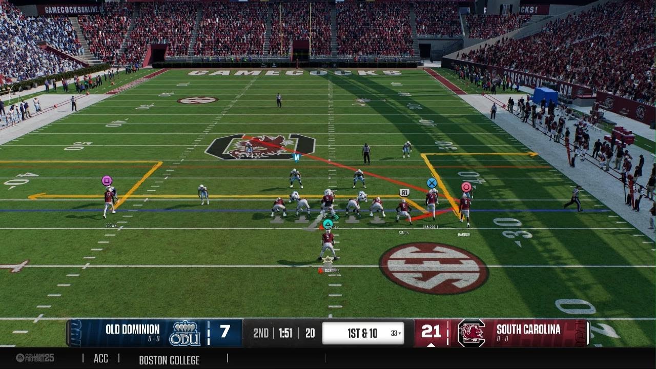 College Football 25 dont press nick harbor - YouTube