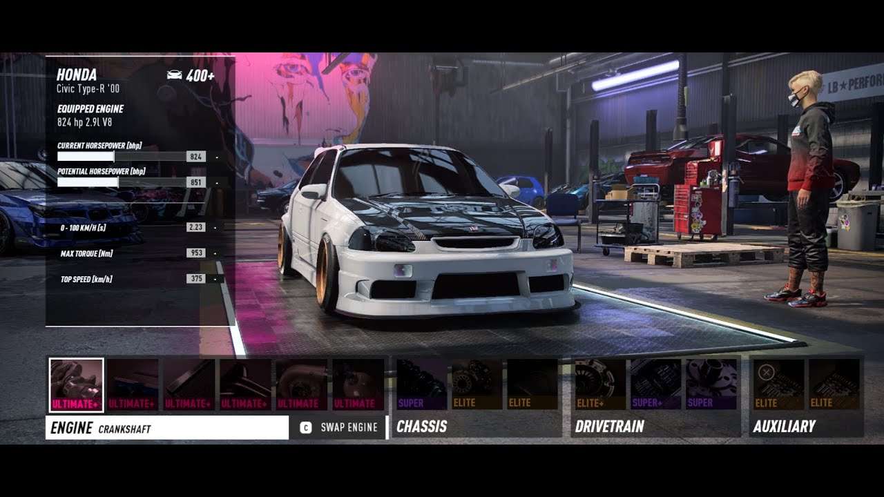 Need For Speed Heat 8XXhp Ultimate EK9 - YouTube