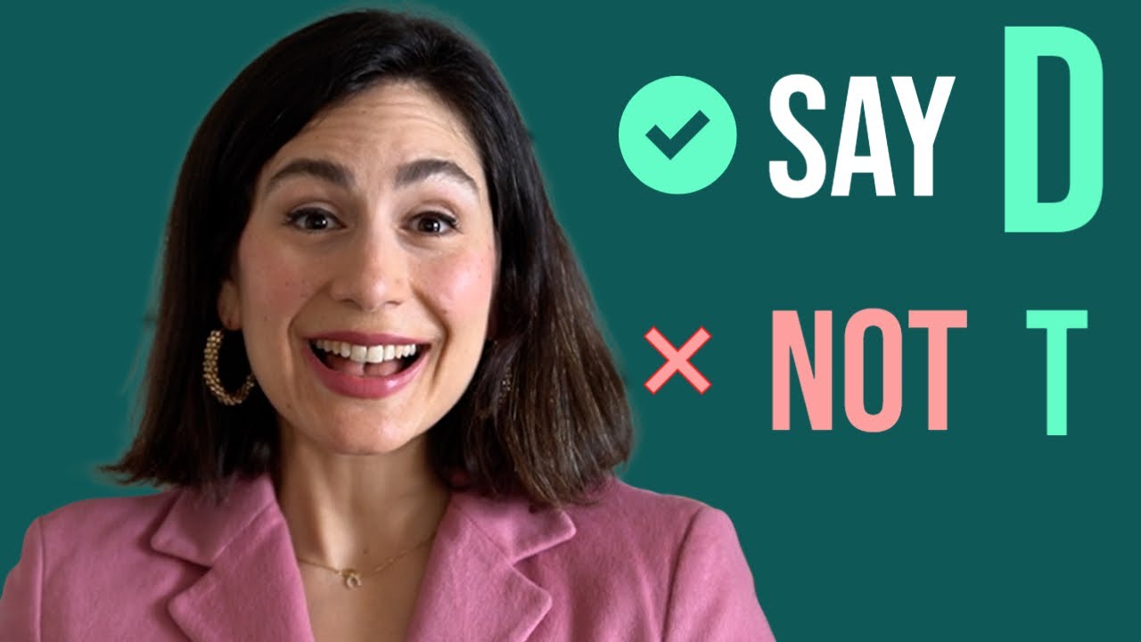 Why Confusing Flap T Sounds In American English Become D - YouTube