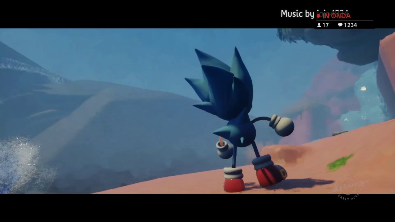 SONIC 3D ANIMATION made on DREAMS PS4 - Sonic Adventures 2 - YouTube