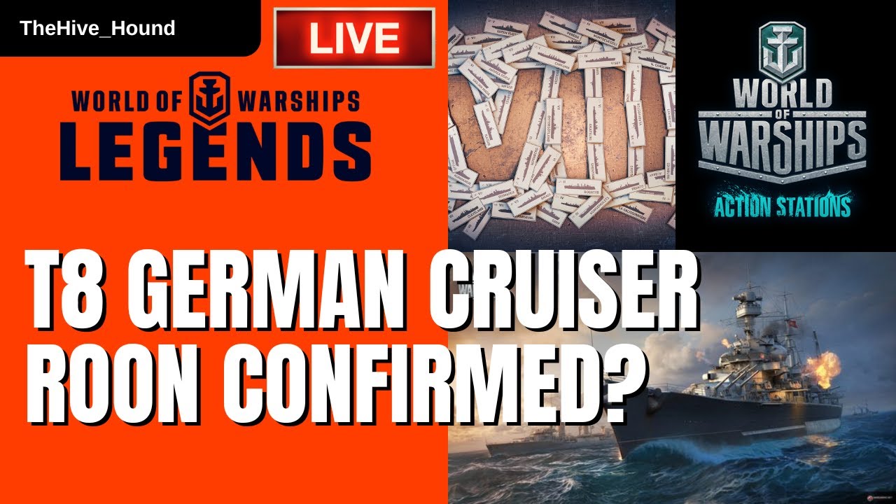 World of Warships: Legends ROON T8 German Cruiser Confirmed???? - YouTube