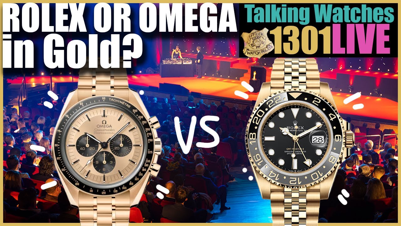 What is a better Full Gold watch to buy Omega or Rolex!!? | ep1301 ...