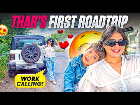 First Mountain Trip After Buying Our Thar | Mom-Son Adventure ❤️‍🩹 || Hellops8 